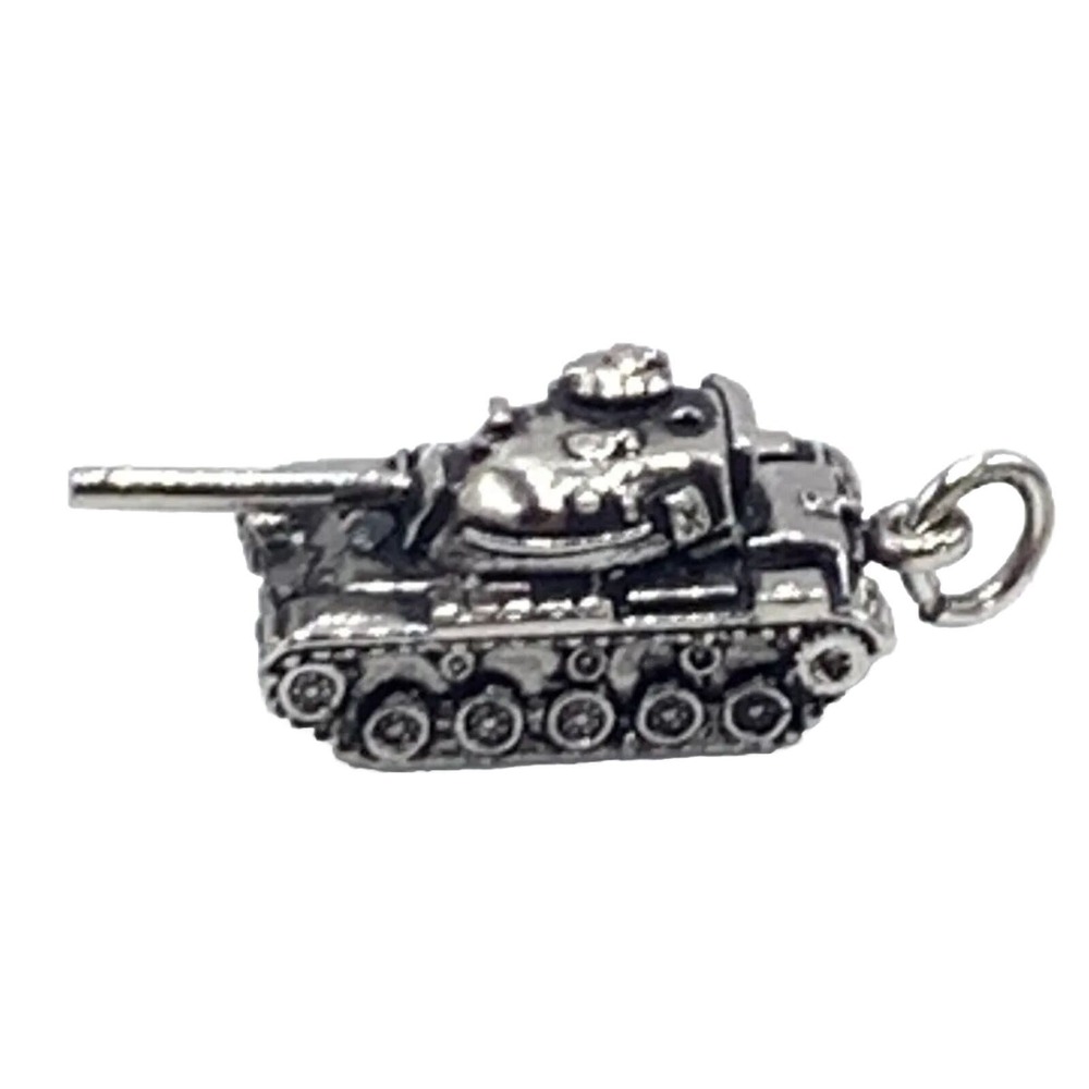 925 Sterling Silver 8g Signed Crest Craft Military Ta… - Gem